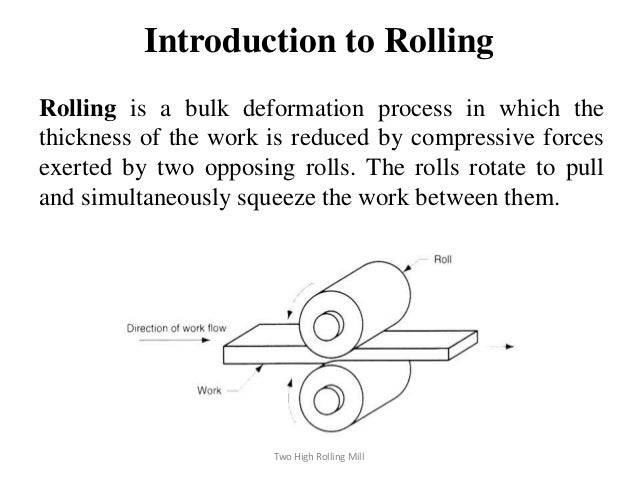 Rolling process