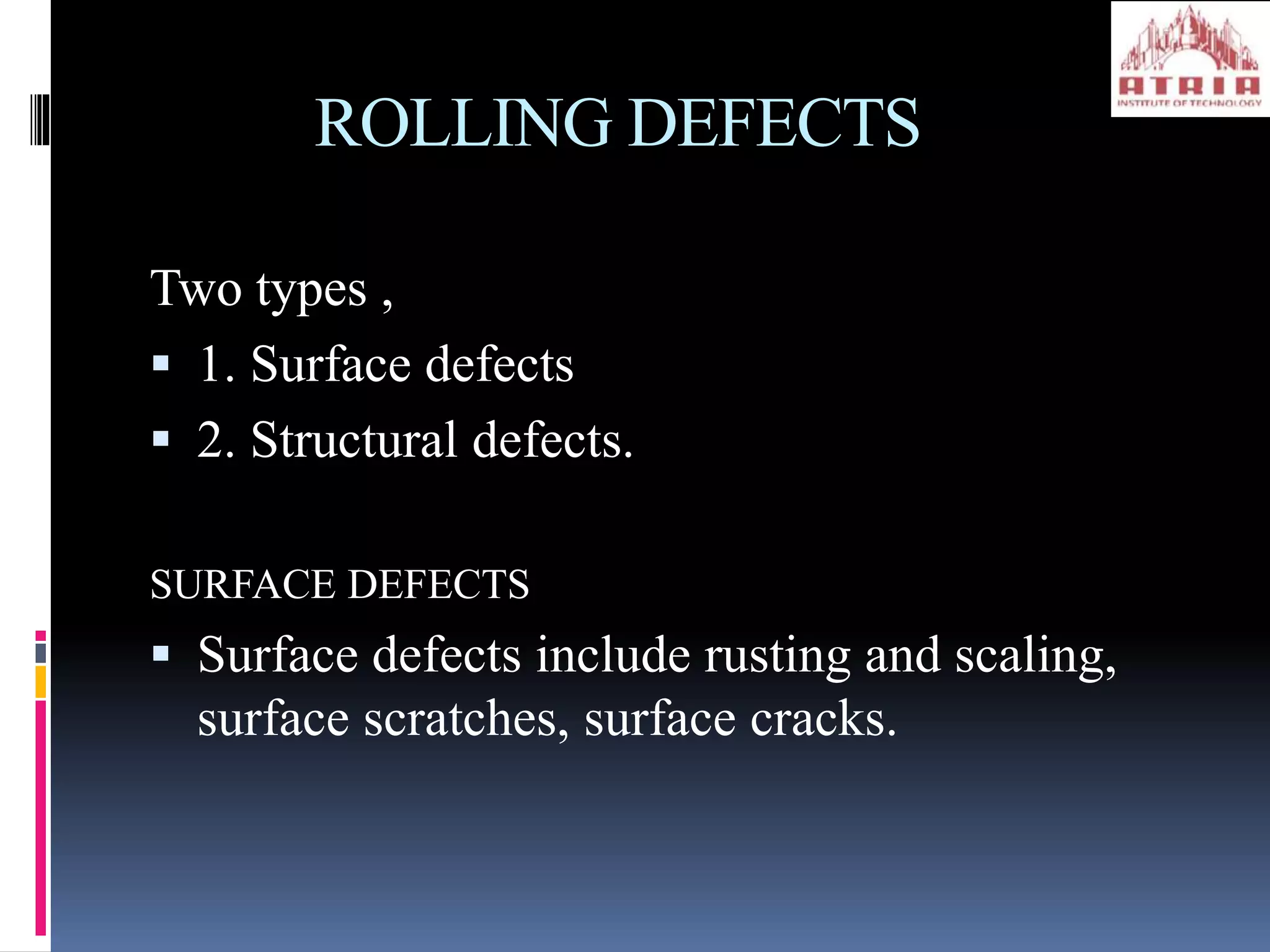 Rolling process presentation | PPTX