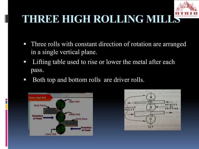 Rolling process presentation | PPTX