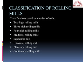 Rolling process presentation | PPTX