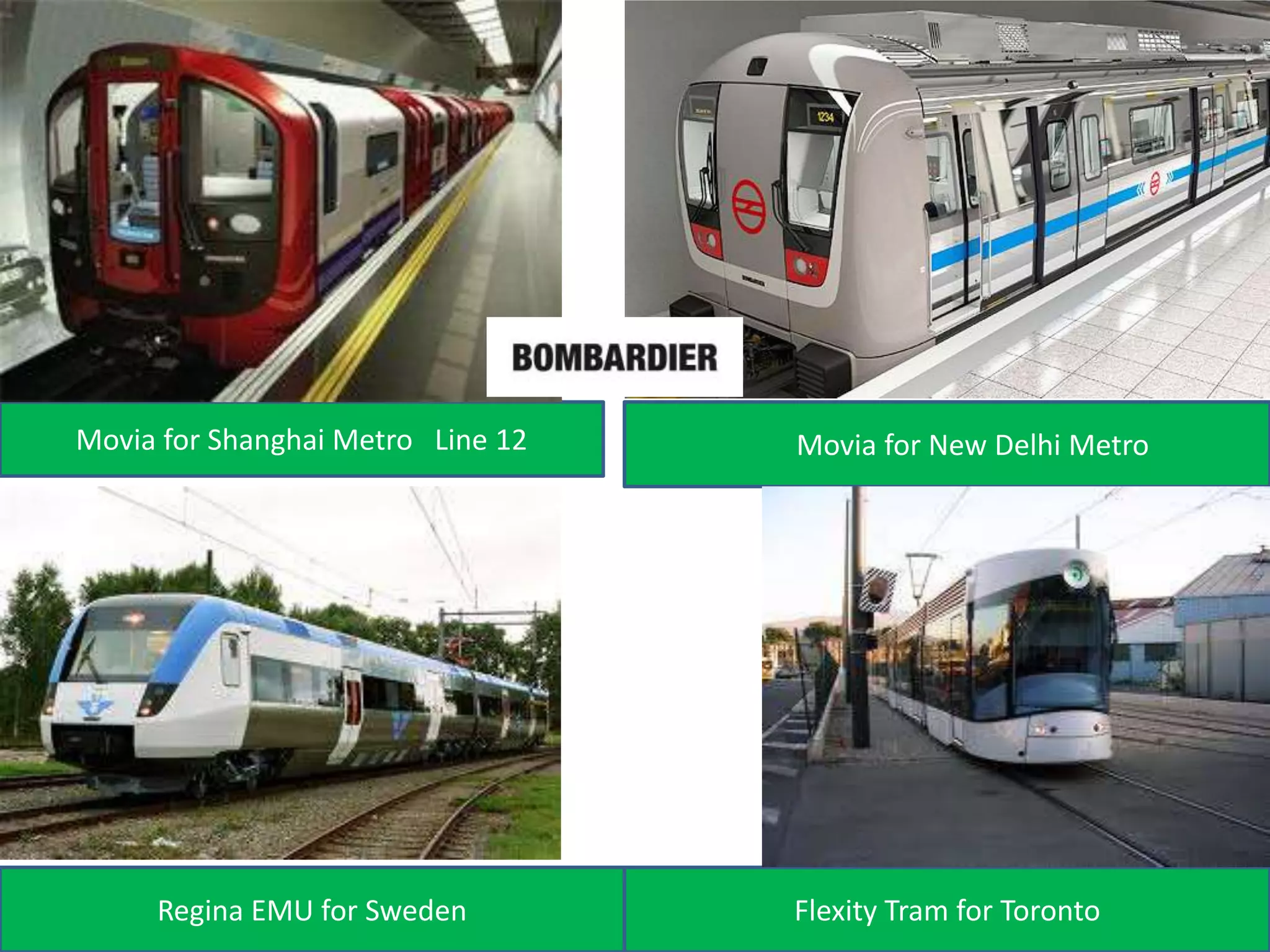 Bombardier Transportation Rolling Stock | PPTX