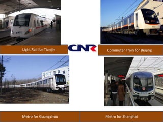 Rolling stock by manufacturer CNR china | PPTX