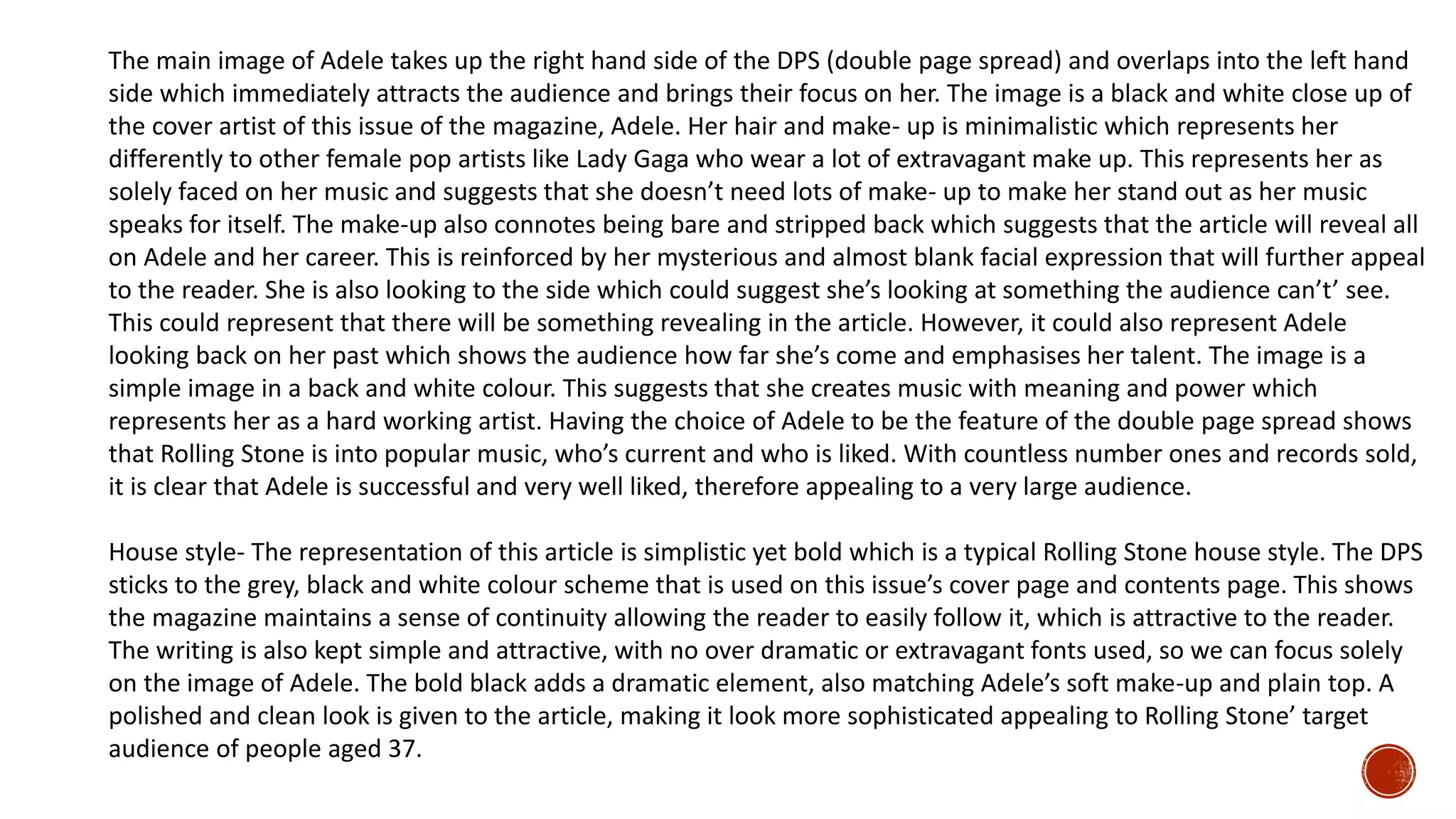 Rolling Stone Double Page Spread | PPTX