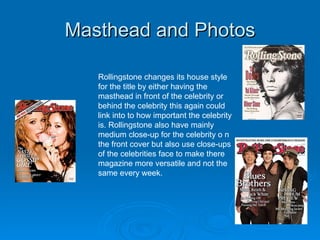 Rollingstone Magazine House Style | PPT