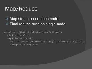 Rolling With Riak | PPT