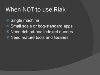 Rolling With Riak | PPT