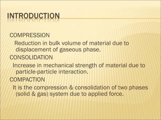Compaction and Compression | PPT