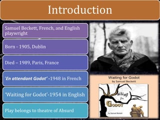 Theme of Waiting In Waiting for Godot | PPTX