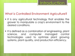 Control Environment Agriculture | PPTX