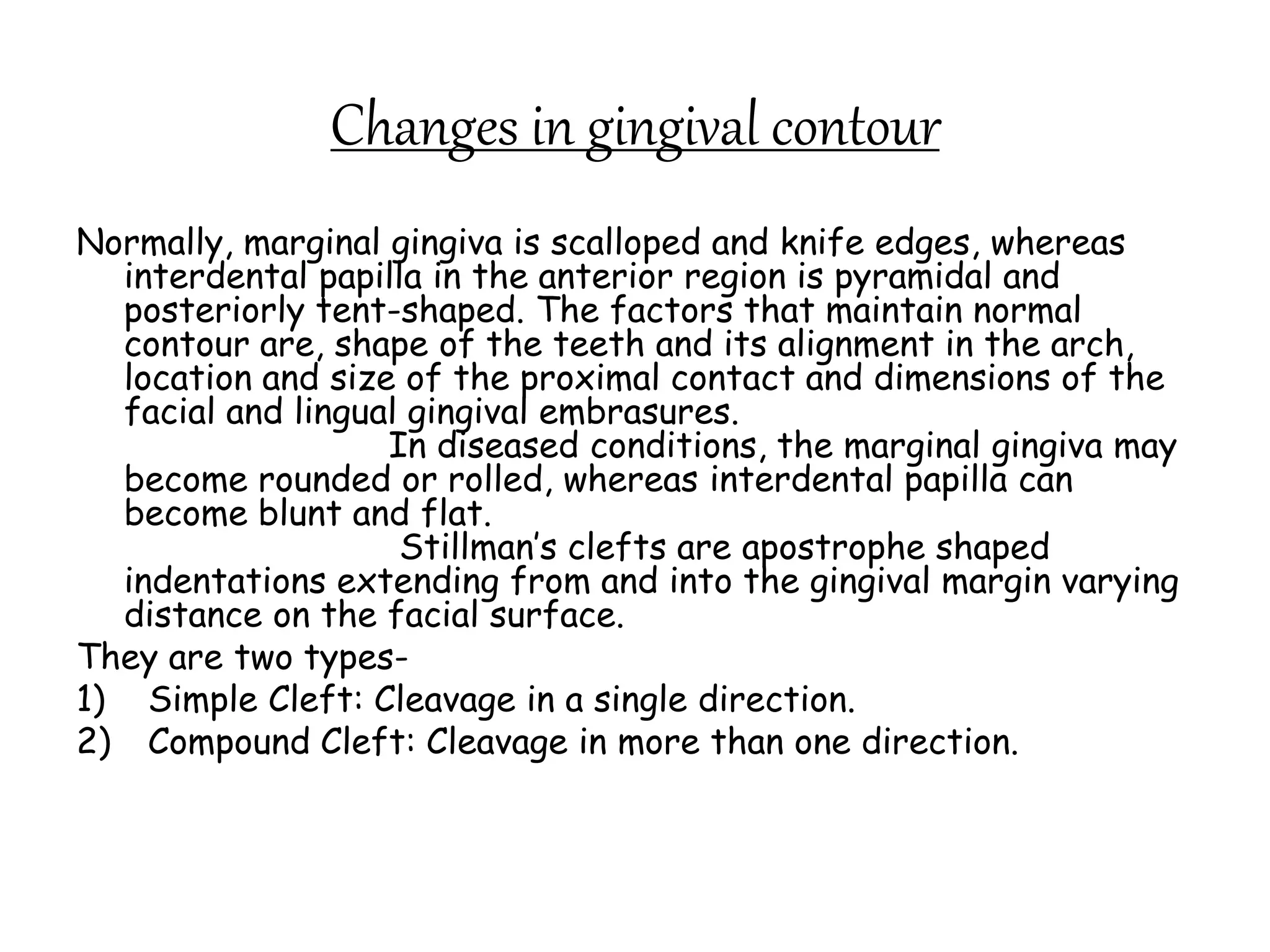 clinical features of gingivitis | PPTX
