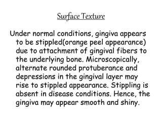 clinical features of gingivitis | PPTX
