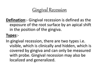 clinical features of gingivitis | PPTX