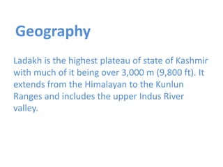 Ladakh presentation | PPTX