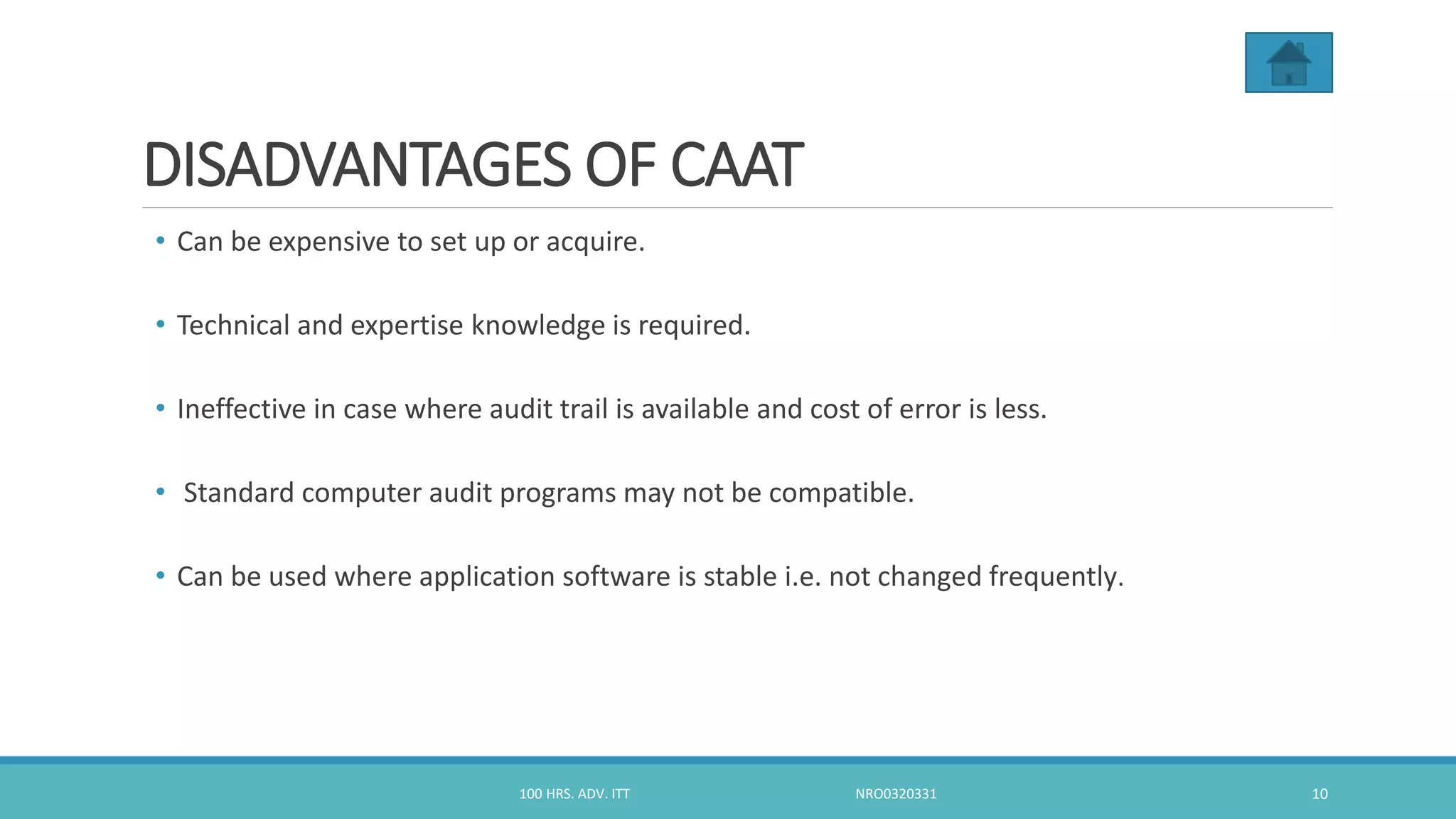 CAAT - Data Analysis and Audit Techniques | PDF