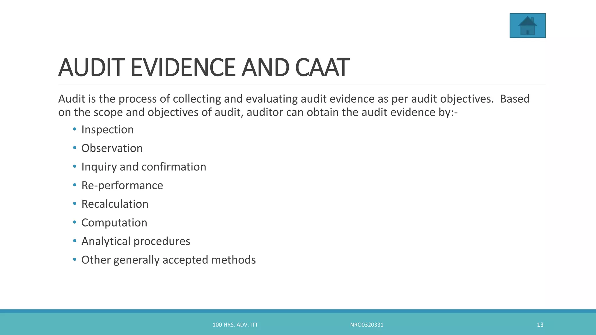 CAAT - Data Analysis and Audit Techniques | PDF