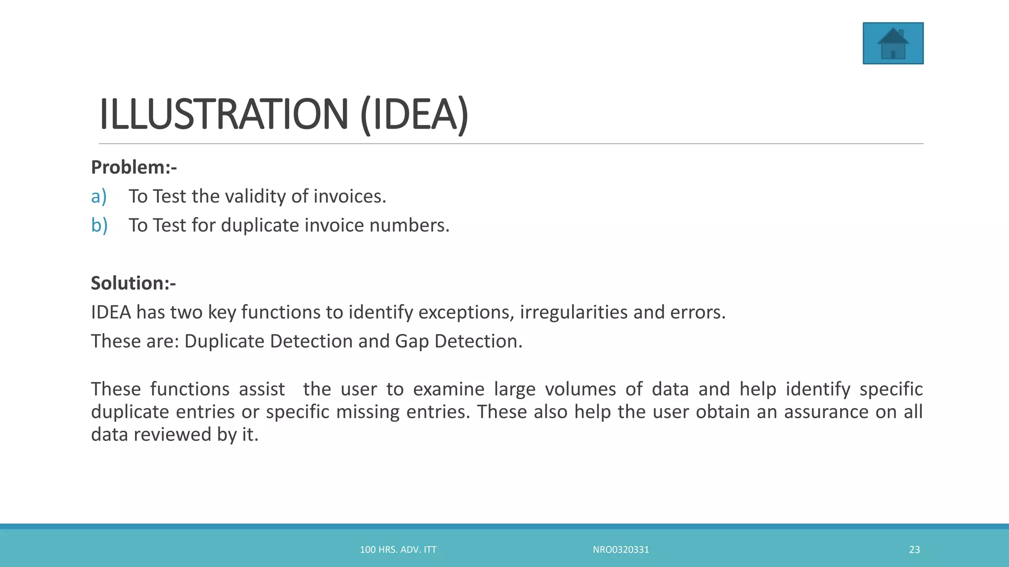 CAAT - Data Analysis and Audit Techniques | PDF