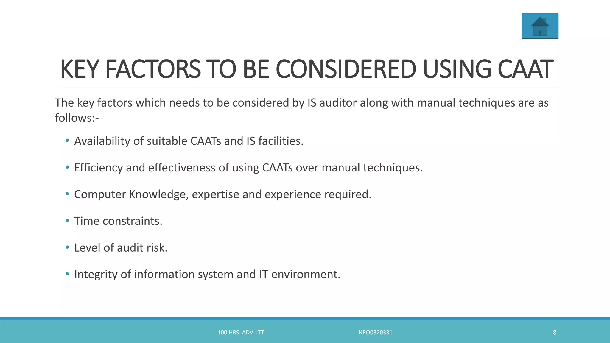 CAAT - Data Analysis and Audit Techniques | PDF