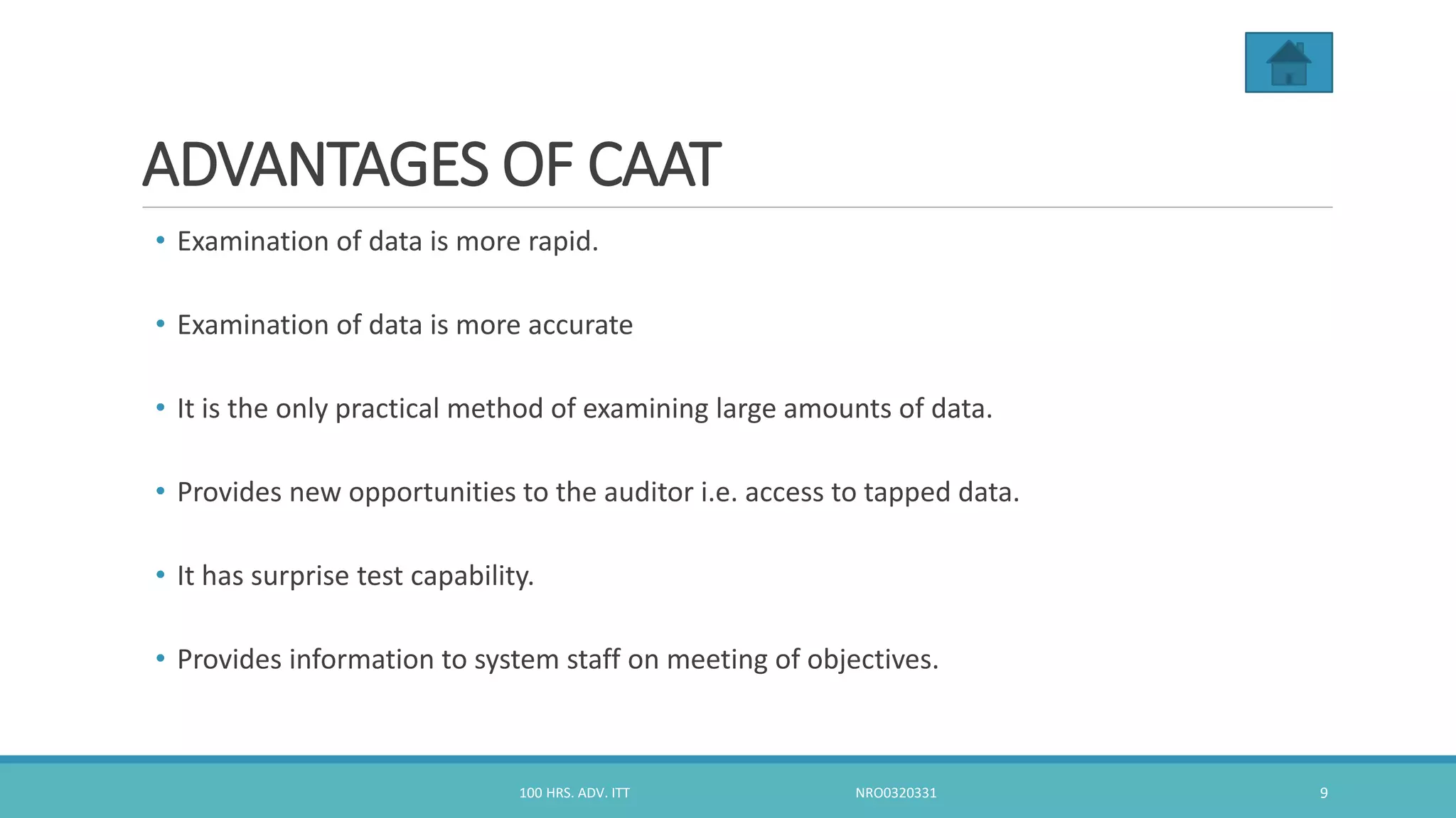 CAAT - Data Analysis and Audit Techniques | PDF