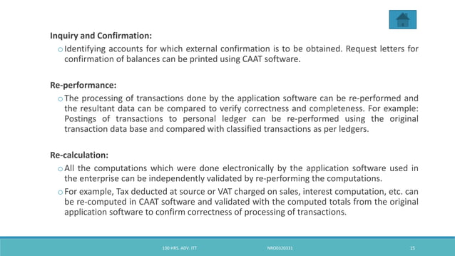 CAAT - Data Analysis and Audit Techniques | PDF