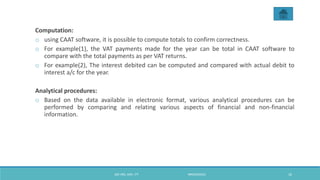 CAAT - Data Analysis and Audit Techniques | PDF