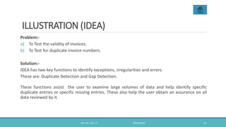 CAAT - Data Analysis and Audit Techniques | PDF
