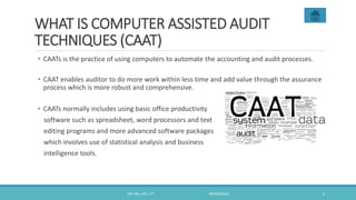 CAAT - Data Analysis and Audit Techniques | PDF