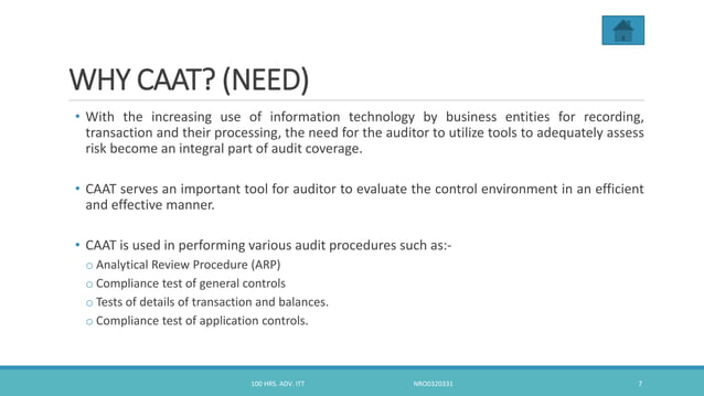 CAAT - Data Analysis and Audit Techniques | PDF