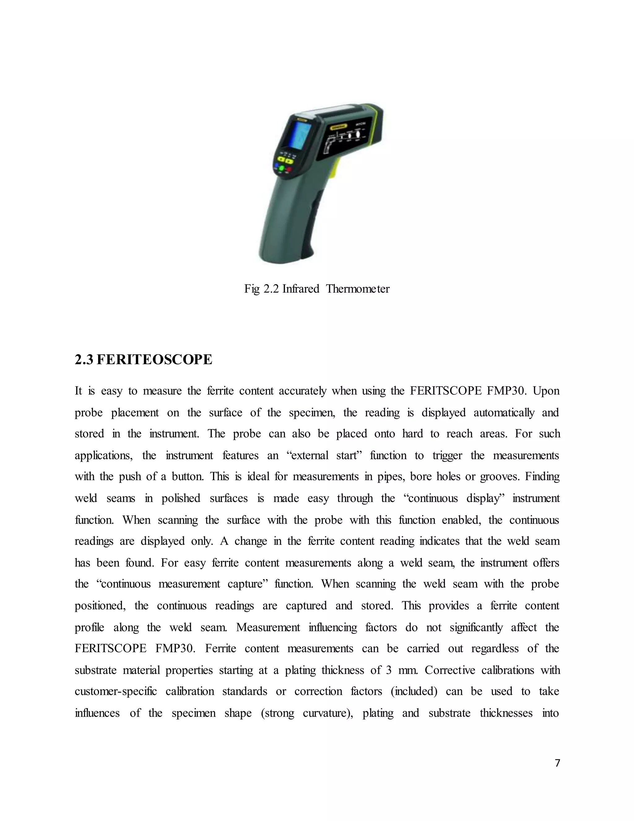 weld metal temperature measurement device | DOCX