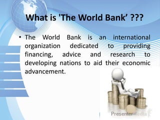 world bank | PPTX