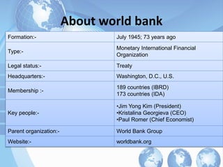 world bank | PPTX