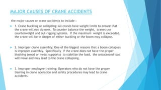 Crawler Mounted crane | PPTX