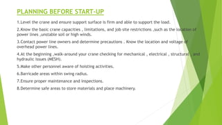 Crawler Mounted crane | PPTX