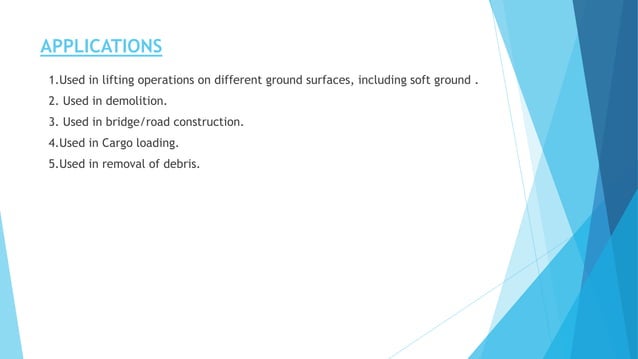 Crawler Mounted crane | PPTX | Track and Field | Sports