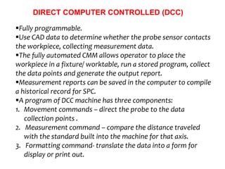 APPLICATION OF MECHATRONICS IN CMM | PPTX