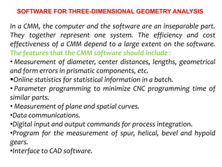 APPLICATION OF MECHATRONICS IN CMM | PPT