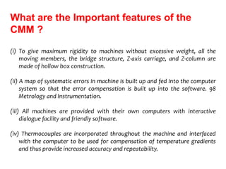APPLICATION OF MECHATRONICS IN CMM | PPT