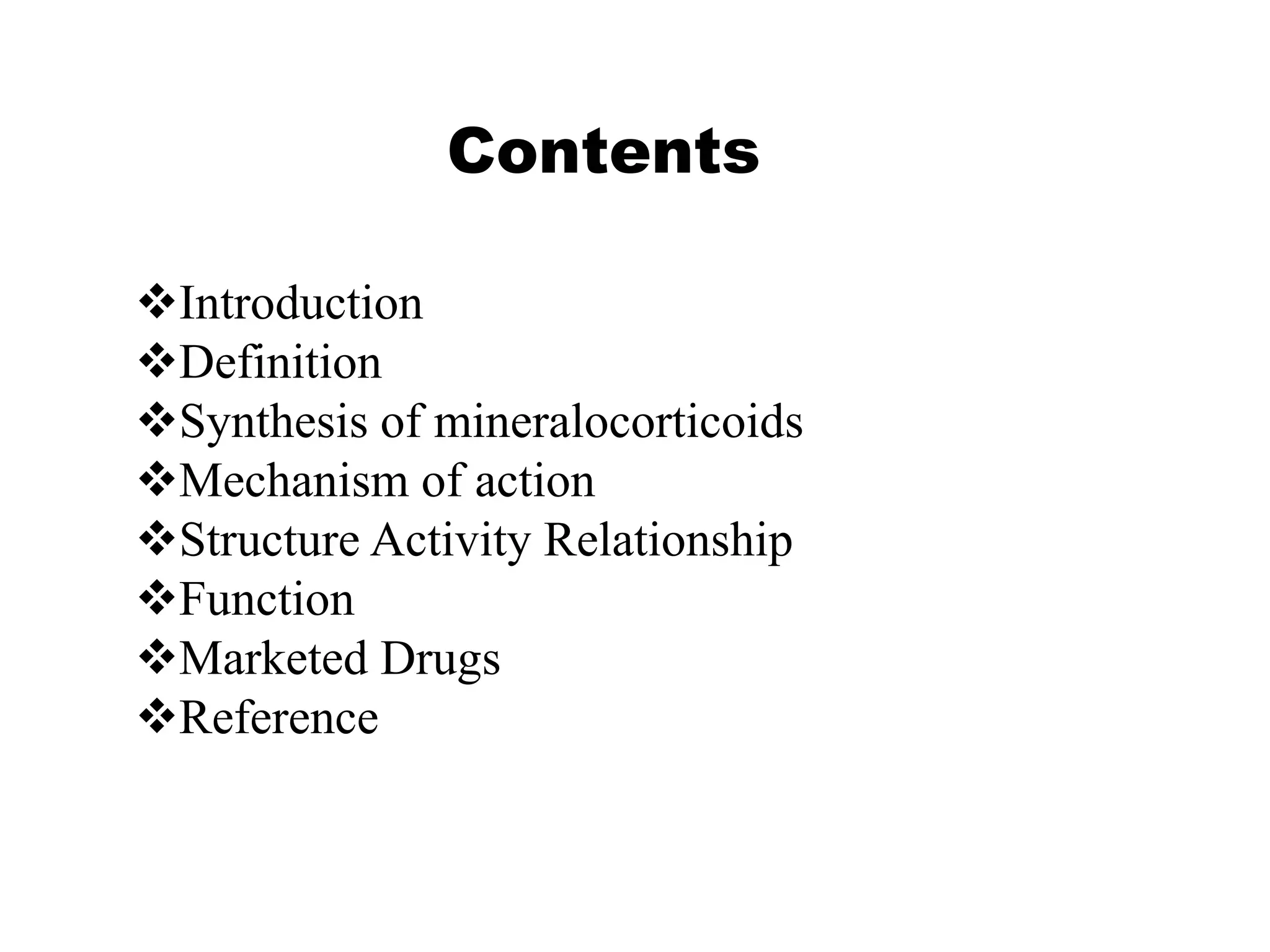 Mineralocorticoids | PPTX