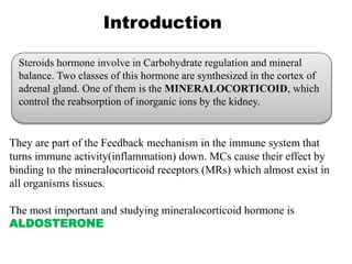 Mineralocorticoids | PPTX