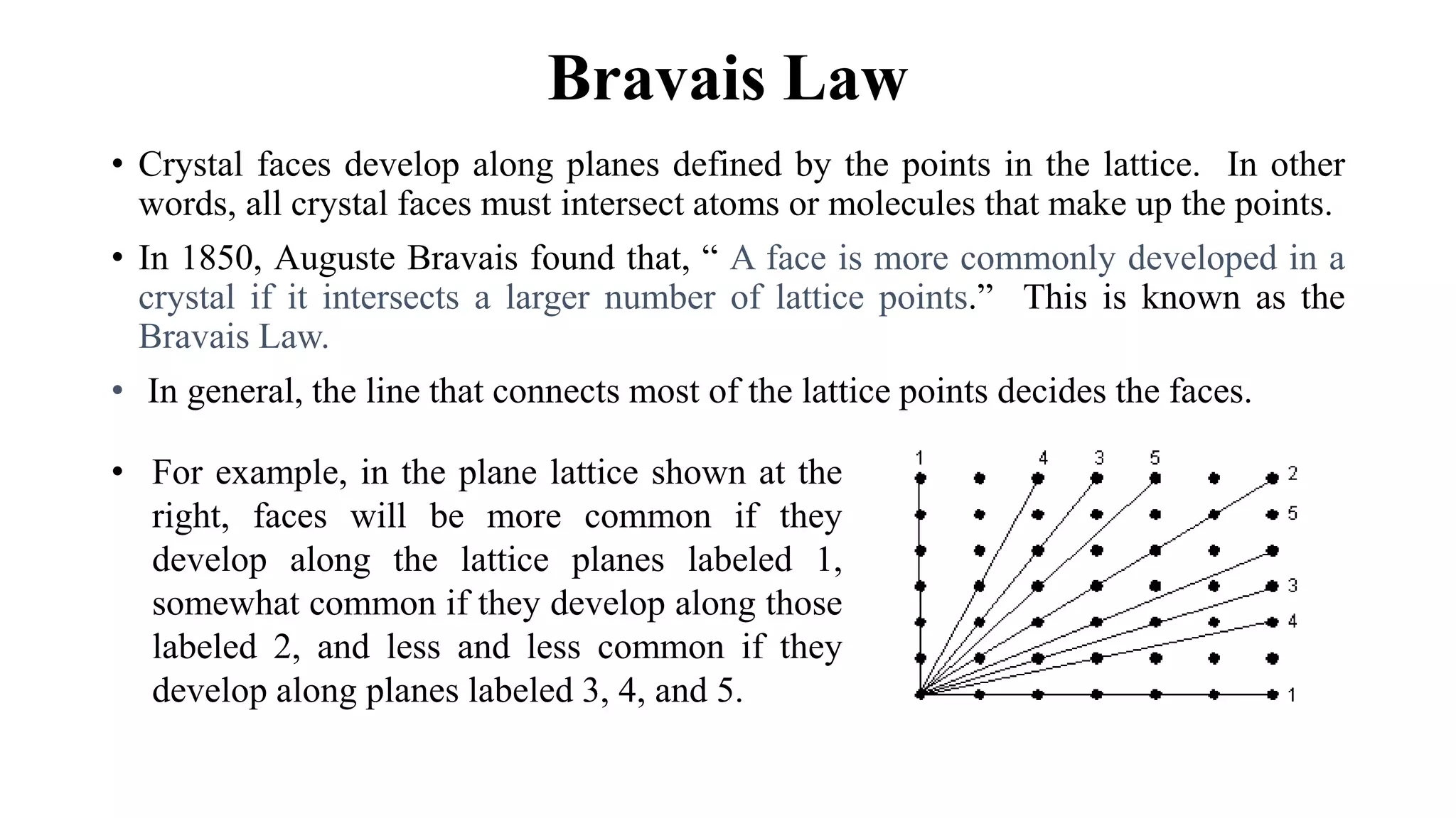 Bravais Lattice | PPTX