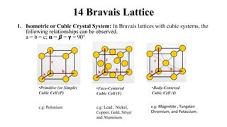 Bravais Lattice | PPTX