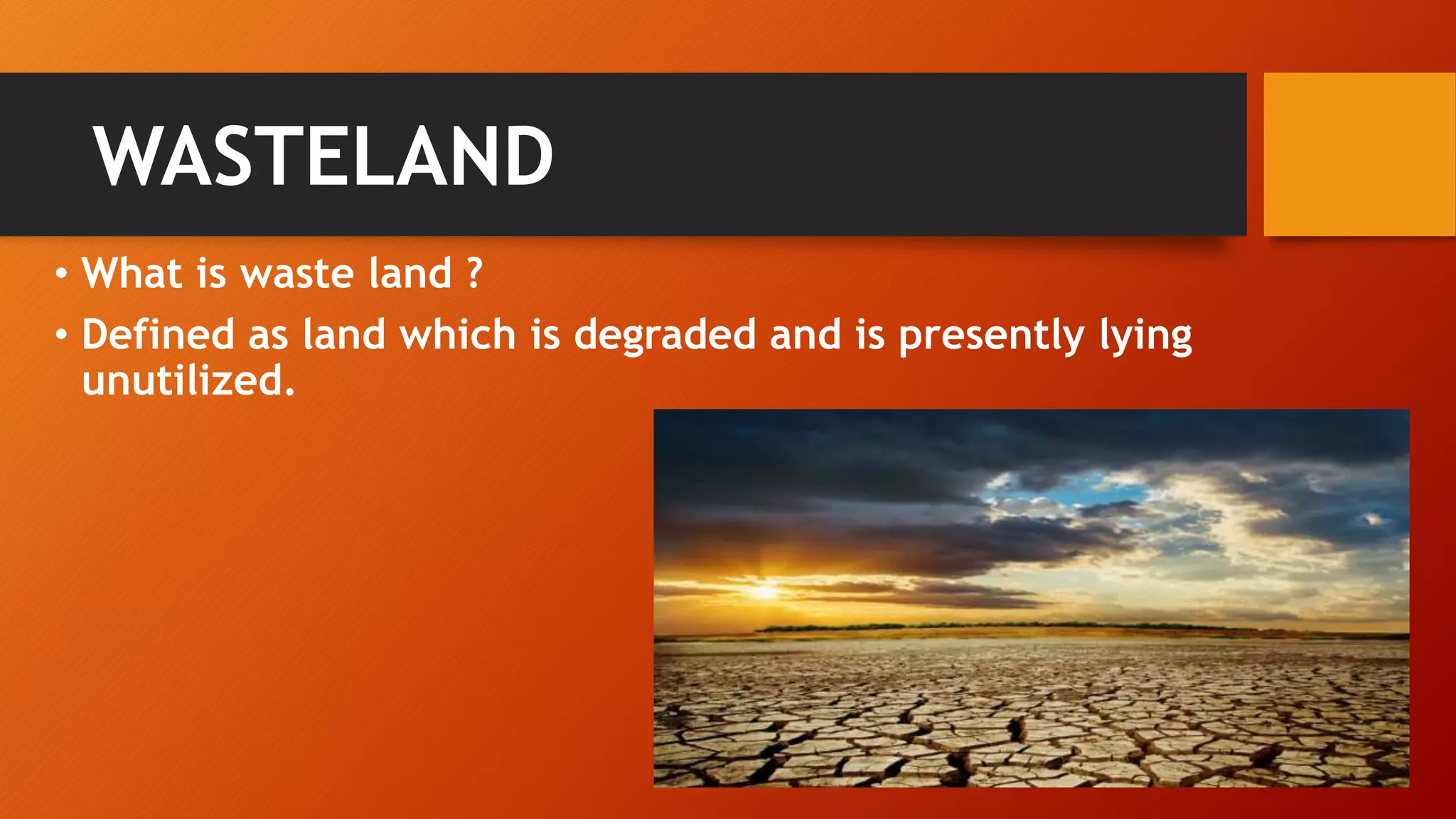 Roll No. 26 wasteland Development (1).pptx