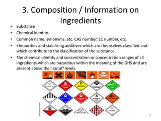 Material Safety Data Sheet A Guidelines for Chemical Study | PPTX
