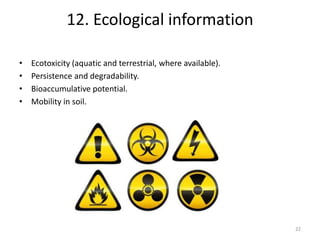 Material Safety Data Sheet A Guidelines for Chemical Study | PPT