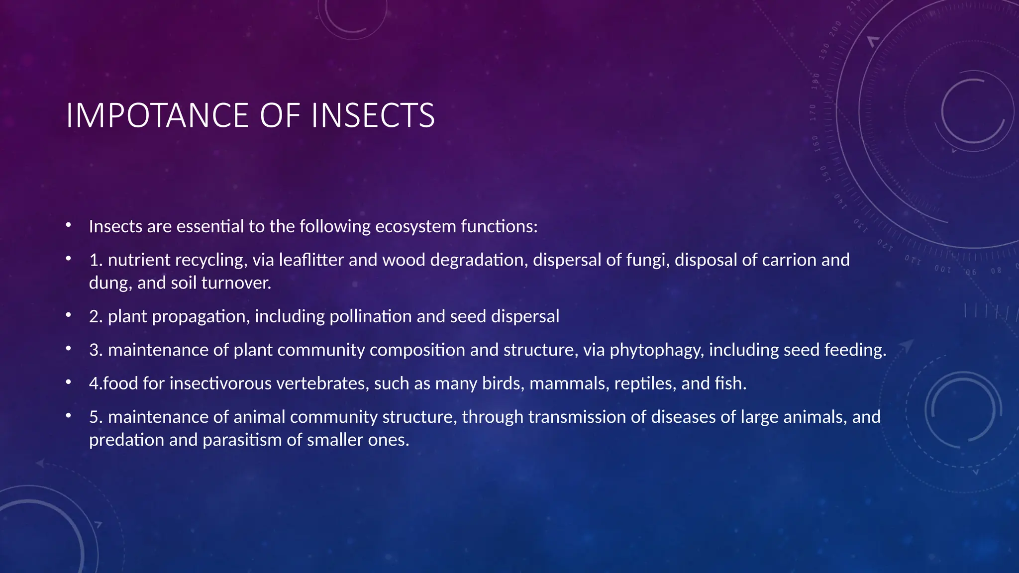 Introduction to entomology.Classification of insects and their ...