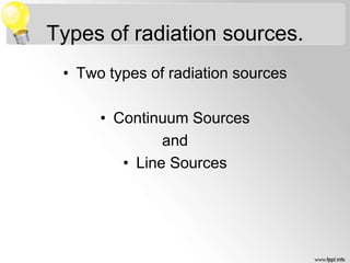 spectroscopy sources | PPTX