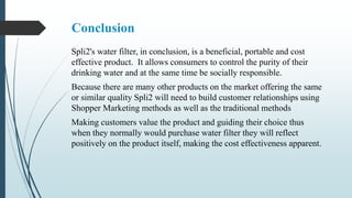 New product launching (Spli2 water purifier) | PPT
