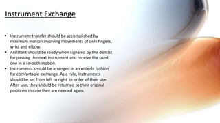 Dental chair, patient and operator position | PPTX