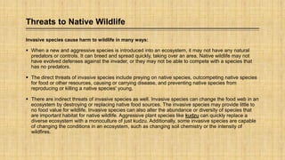BIOINVASION INVASIVE SPECIES, NATIVE SPECIES, EXOTIC SPECIES | PPTX
