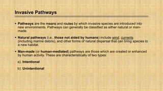 BIOINVASION INVASIVE SPECIES, NATIVE SPECIES, EXOTIC SPECIES | PPTX