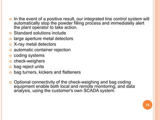 Quality control of packaging Material and filling Equipment | PPTX